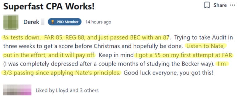 Success Stories - SuperfastCPA CPA Review