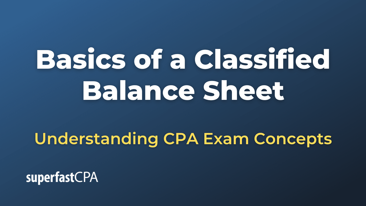 The Basics of a Classified Balance Sheet: What You Need to Know ...