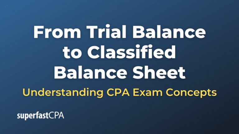 From Trial Balance to Classified Balance Sheet: A Step-by-Step Process