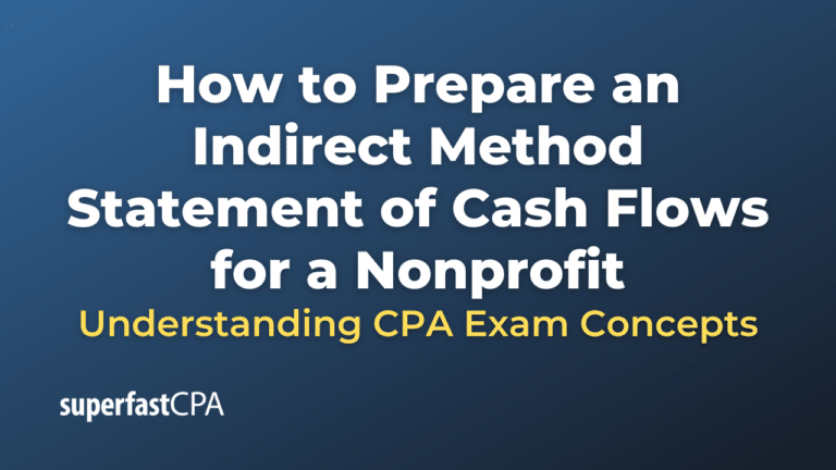 How to Prepare an Indirect Method Statement of Cash Flows for a ...