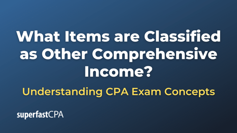 What Items are Classified as Other Comprehensive Income? – SuperfastCPA ...