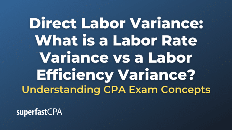 Direct Labor Variance: What is a Labor Rate Variance vs a Labor ...