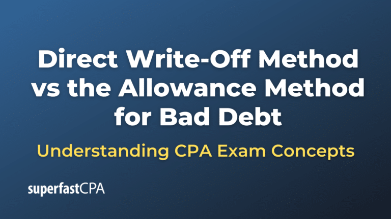 Direct Write-Off Method vs the Allowance Method for Bad Debt ... Direct Write-Off Method vs the Allowance Method for Bad Debt ...