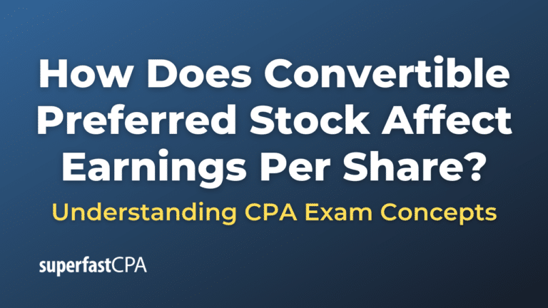 How Does Convertible Preferred Stock Affect Earnings Per Share ...