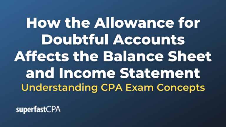 How the Allowance for Doubtful Accounts Affects the Balance Sheet and ...