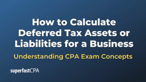 How to Calculate Deferred Tax Assets or Liabilities for a Business ...