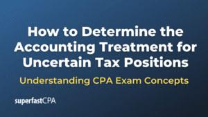 How to Determine the Accounting Treatment for Uncertain Tax Positions ...