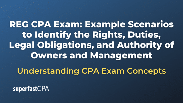 REG CPA Exam: Example Scenarios to Identify the Rights, Duties, Legal ...