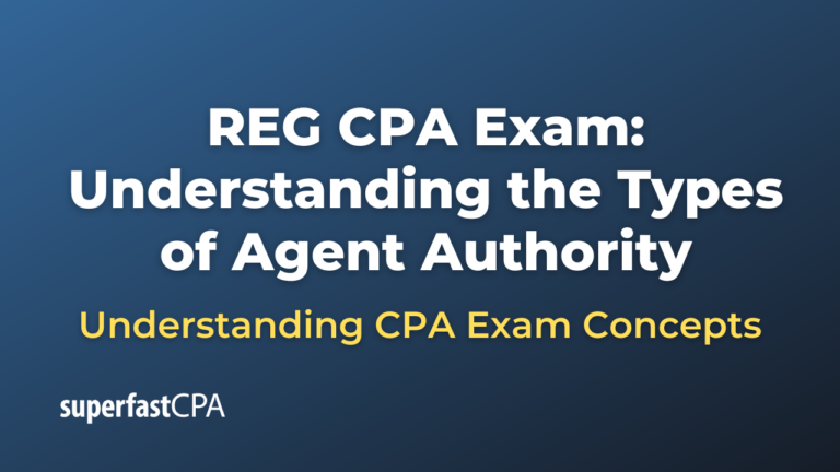 REG CPA Exam: Understanding the Types of Agent Authority – SuperfastCPA ...