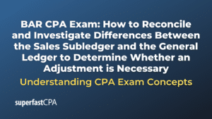 BAR CPA Exam: How to Reconcile and Investigate Differences Between the ...