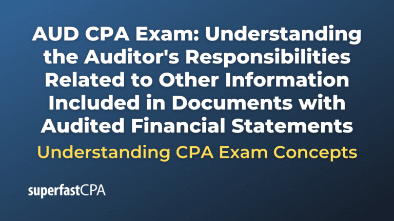 AUD CPA Exam: Understanding the Auditor’s Responsibilities Related to ...