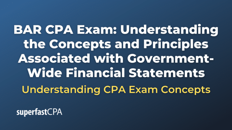 BAR CPA Exam: Understanding the Concepts and Principles Associated with ...